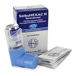 Salbutamol Spray kaufen | Dosieraerosol | Mit Online Rezept