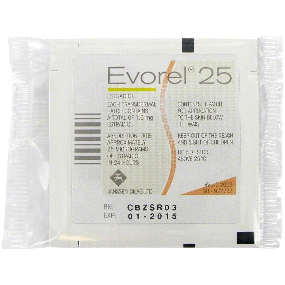 Evorel (Estradiol) online kaufen • mit Rezept von Arzt