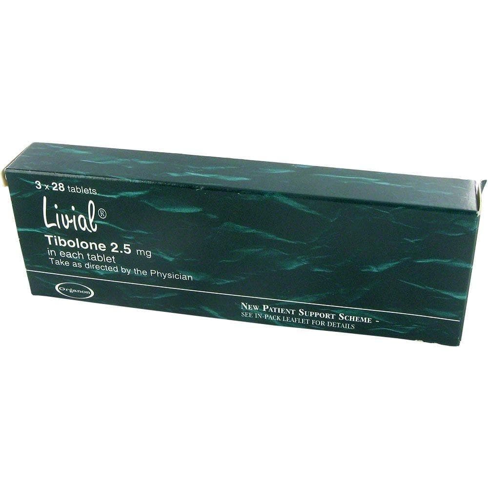 Livial (Tibolon) online kaufen • mit Rezept von Arzt