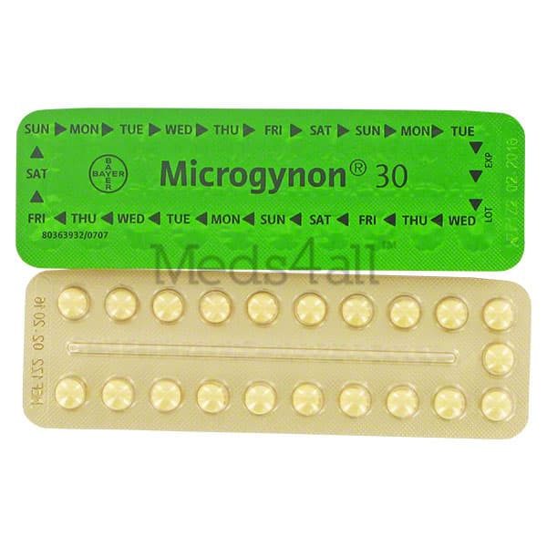 Acheter Microgynon en ligne • Pilule contraceptive • Meds4all®