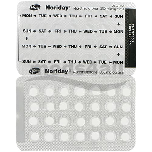 Acheter Noriday en ligne • Pilule contraceptive • Meds4all®